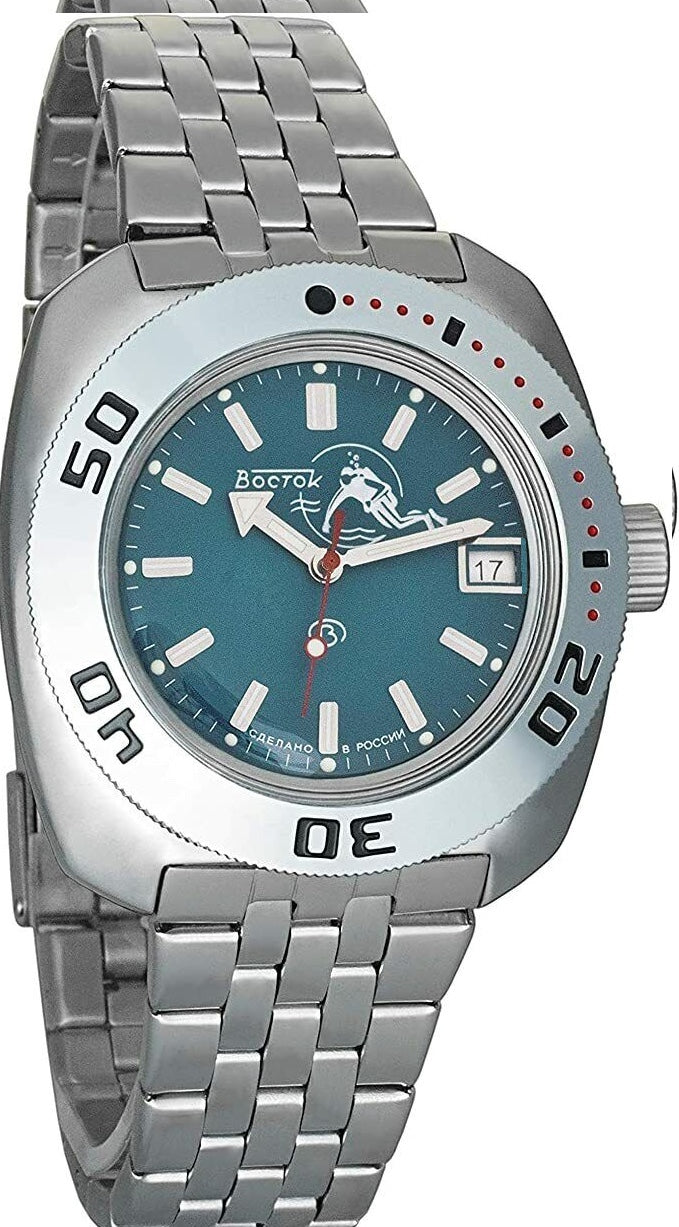 Vostok Amphibia 710059 | Amphibia 710059 Watch | ScubaDudeStore